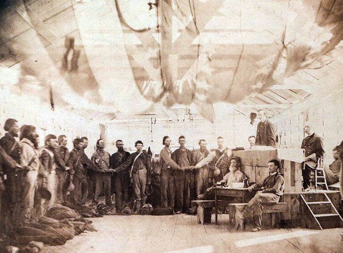 Confederate-prisoners-taking-the-Oath-of-Allegiance-to-the-United ...